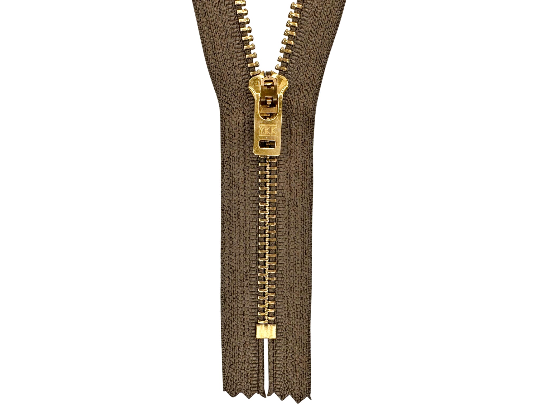 #5 Brass Closed-End (Jean / Pocket) Zipper