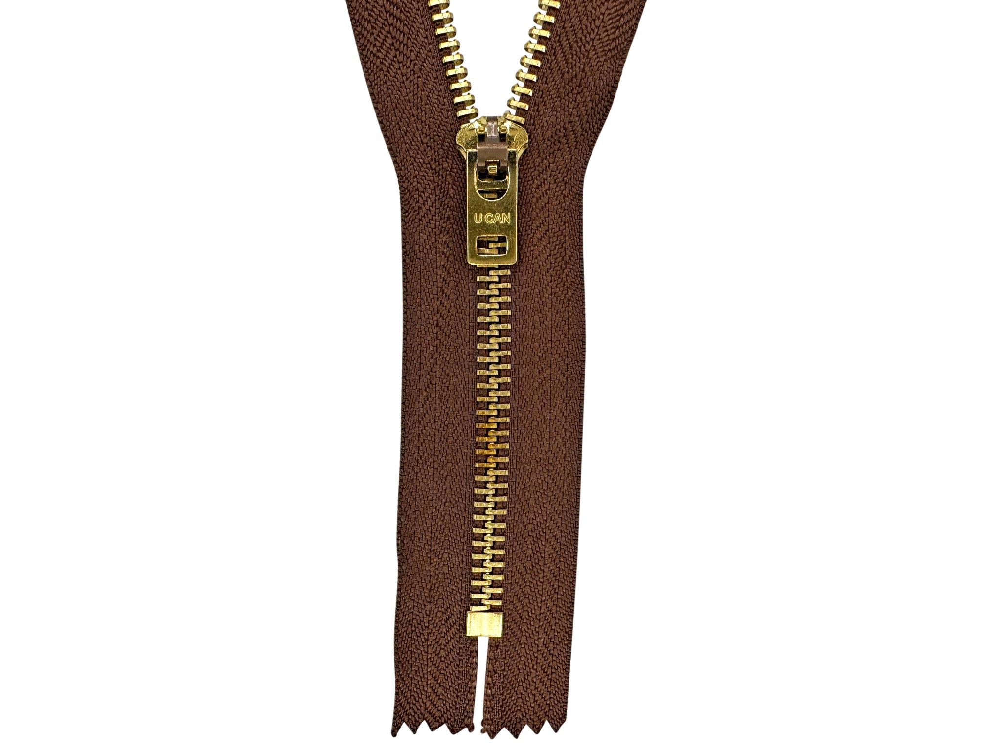 #5 Brass Closed-End (Jean / Pocket) Zipper