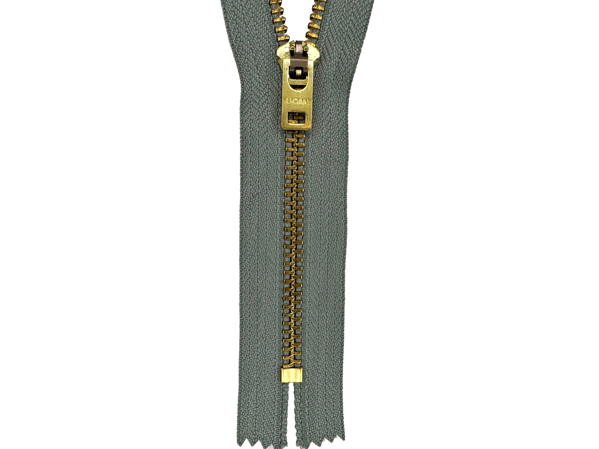 #5 Brass Closed-End (Jean / Pocket) Zipper