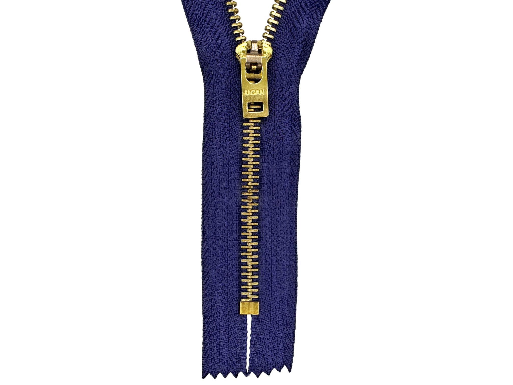 #5 Brass Closed-End (Jean / Pocket) Zipper