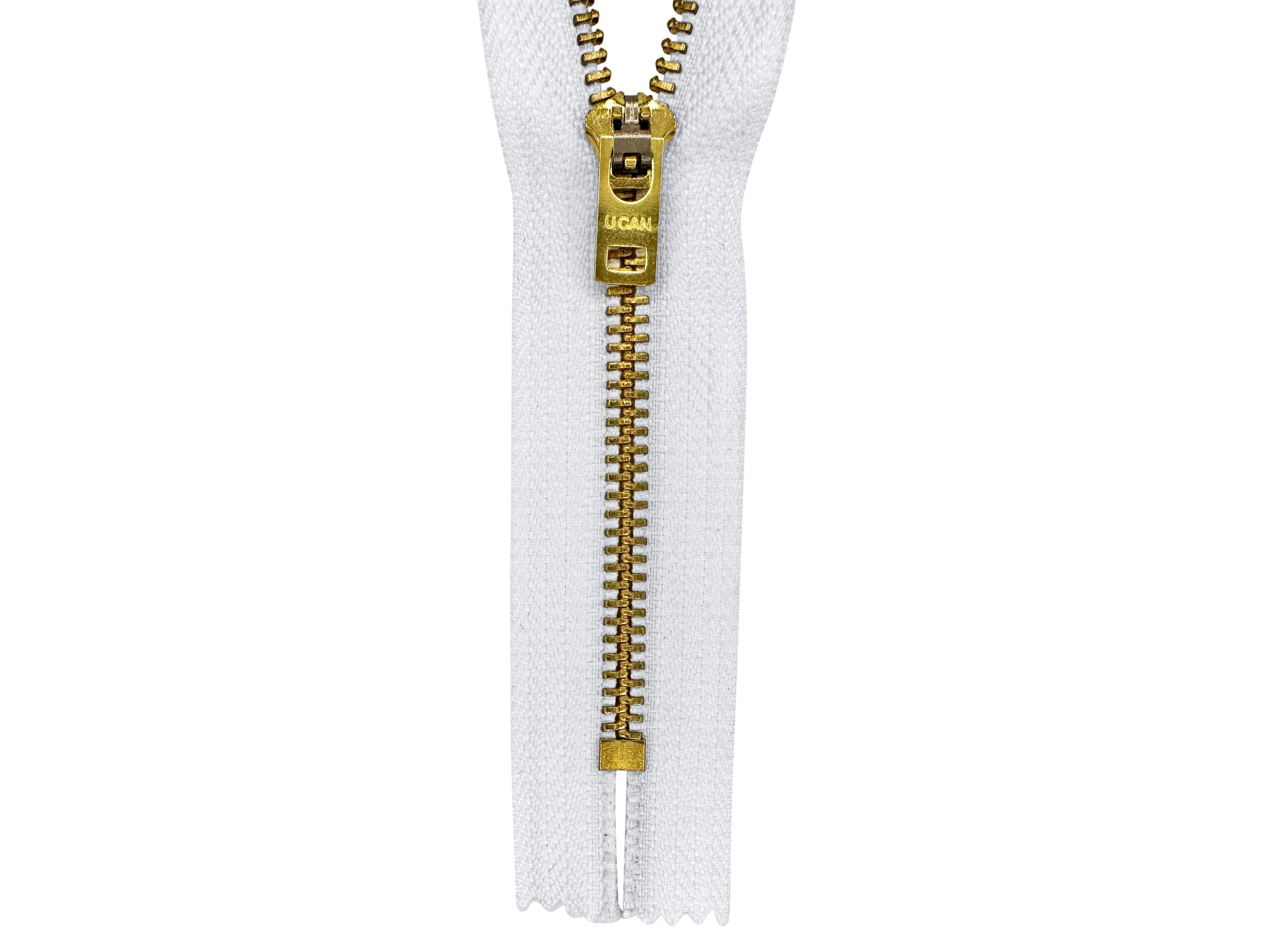 #5 Brass Closed-End (Jean / Pocket) Zipper