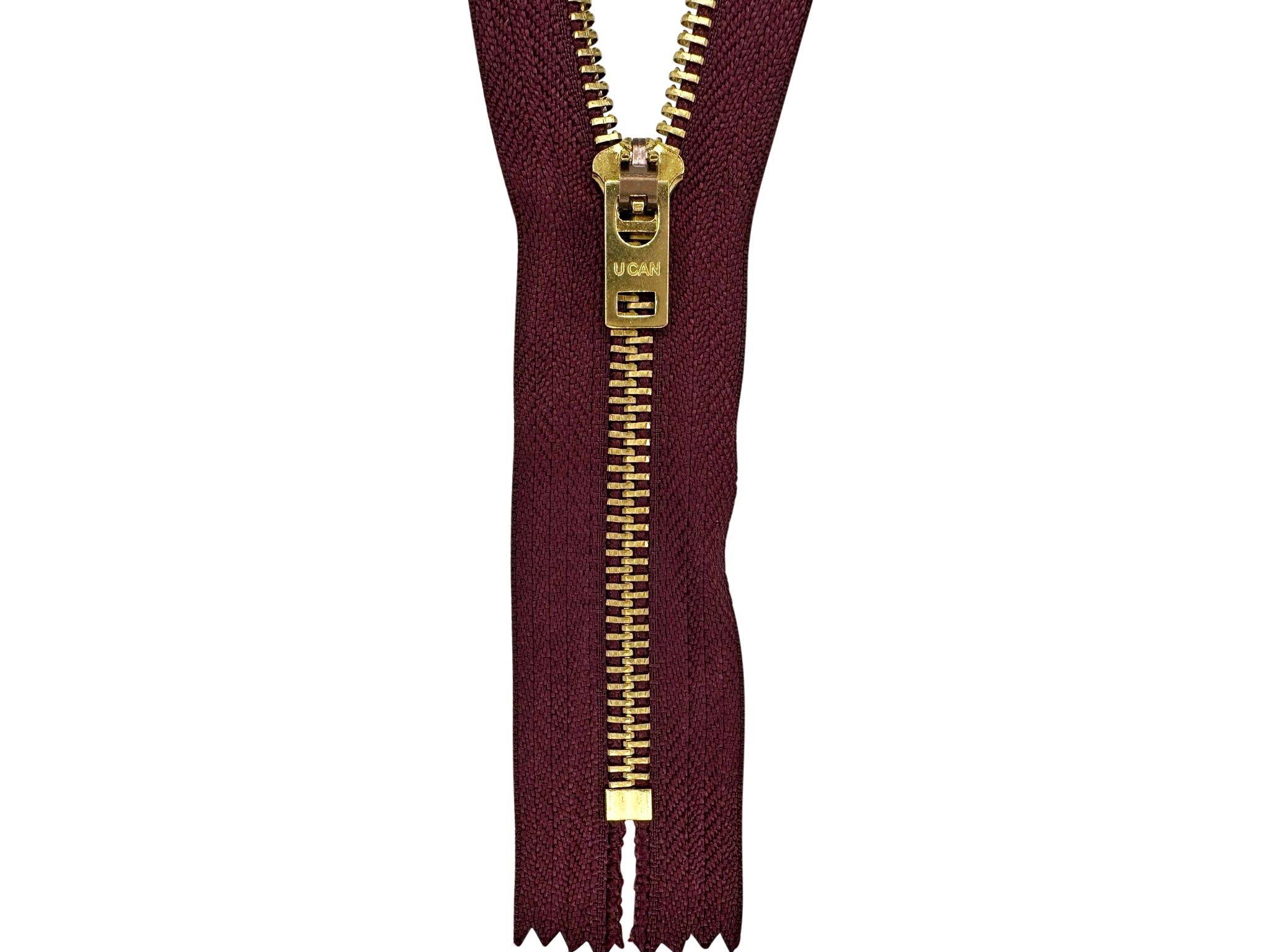 #5 Brass Closed-End (Jean / Pocket) Zipper